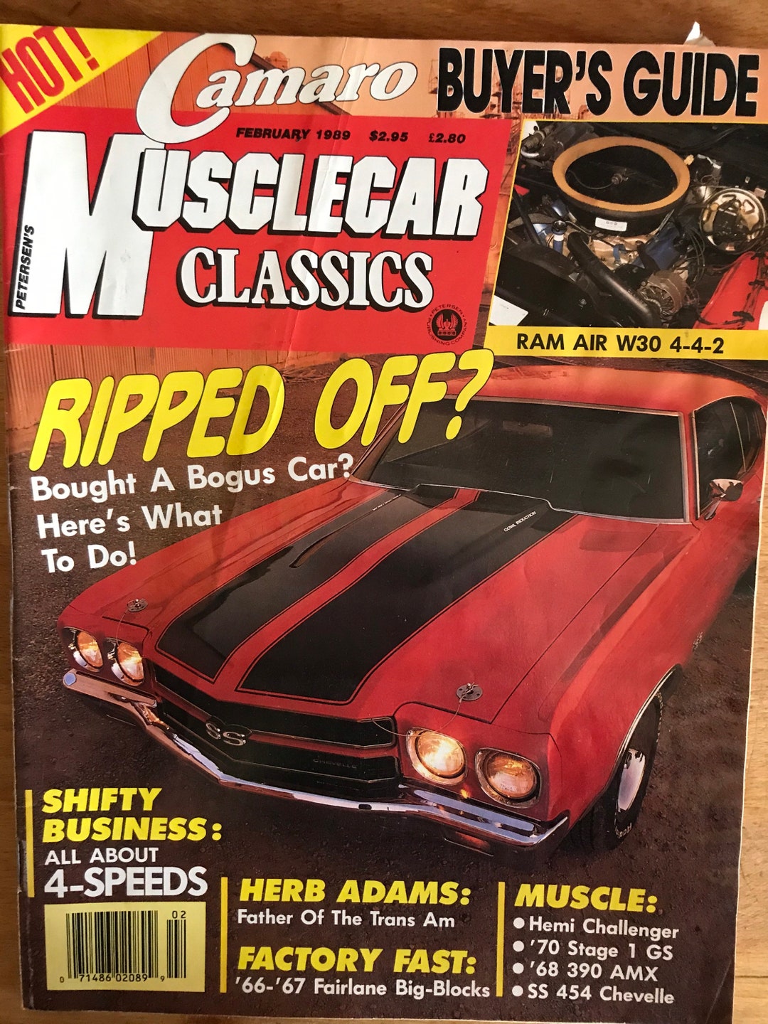 Musclecar Classics Magazine February 1989 - Etsy