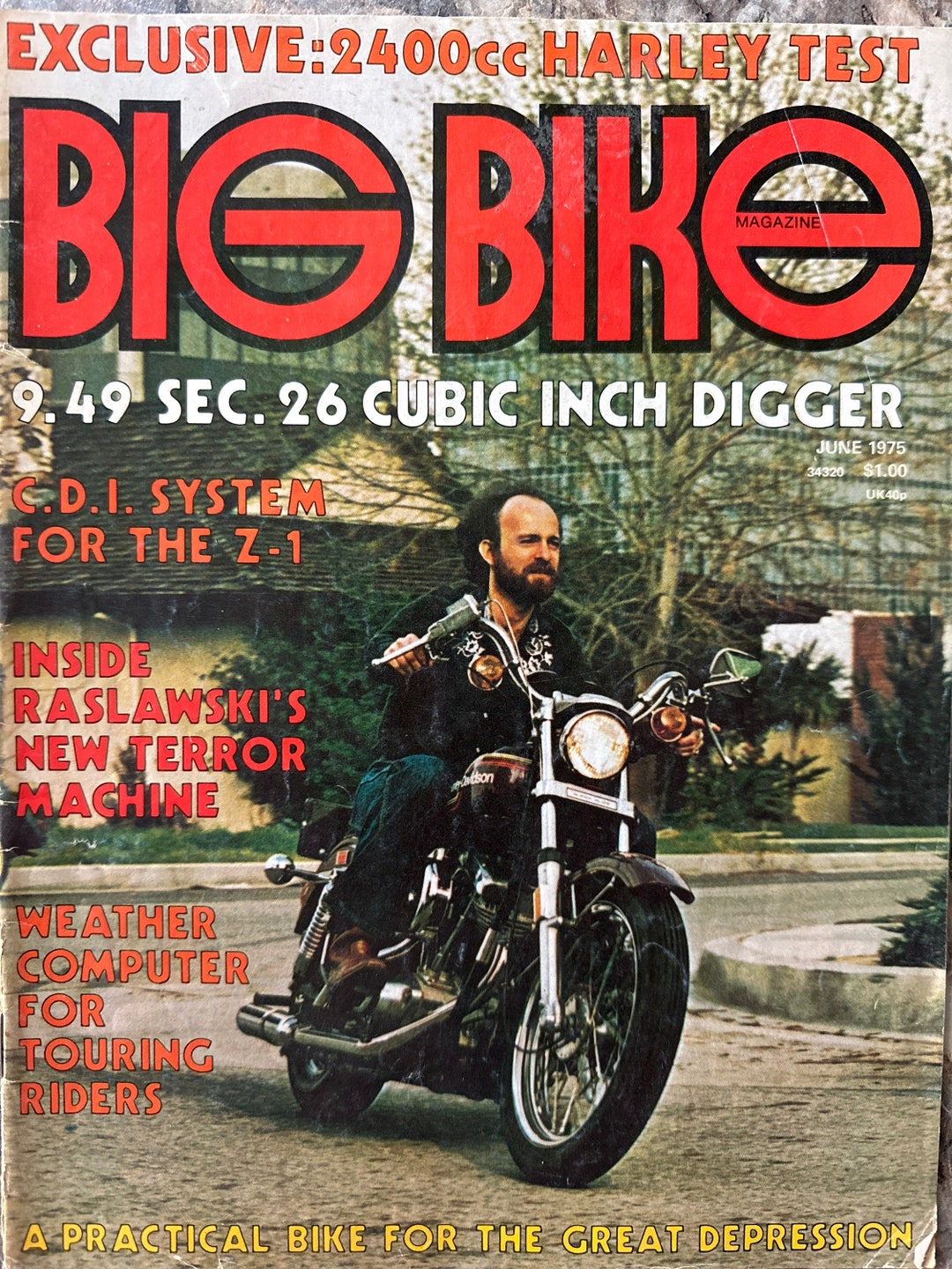 Big Bike Magazine June 1975 - Etsy