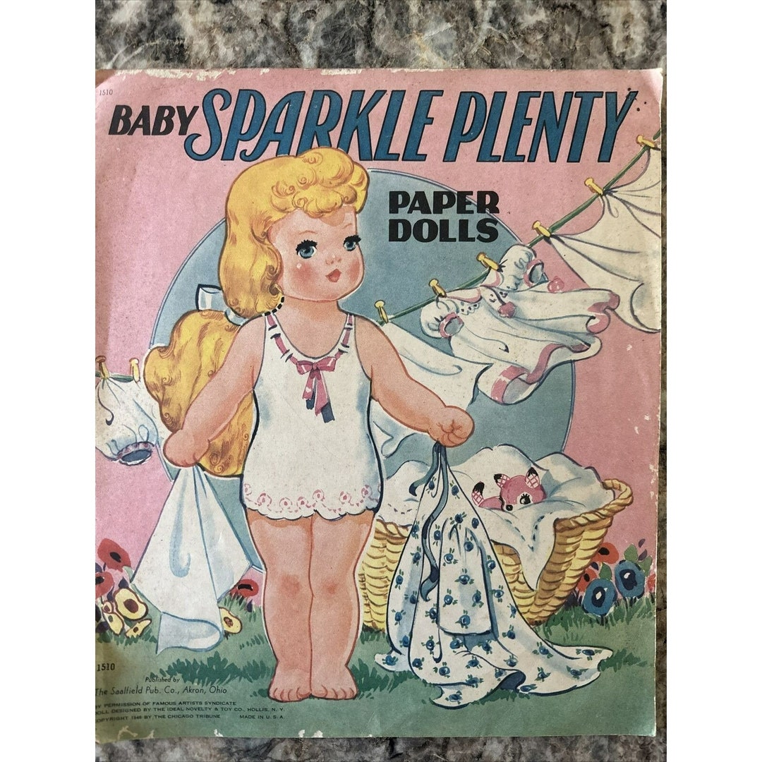 Baby Sparkle Plenty Paper Doll Book 1948 Uncut - Etsy