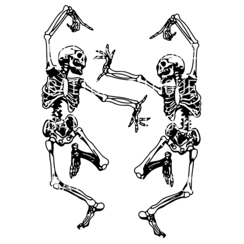 Dansend Skelet PNG Skelet PNG Dans Skeleton Halloween - Etsy Nederland