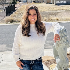 Beginner Friendly Sweater Knitting Pattern | Weekend Glow Sweater | PDF ...