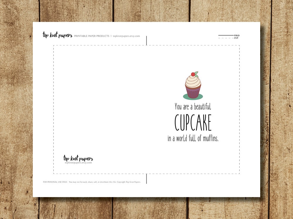 Funny Printable Card -- Print at Home, Instant Download, Funny ...