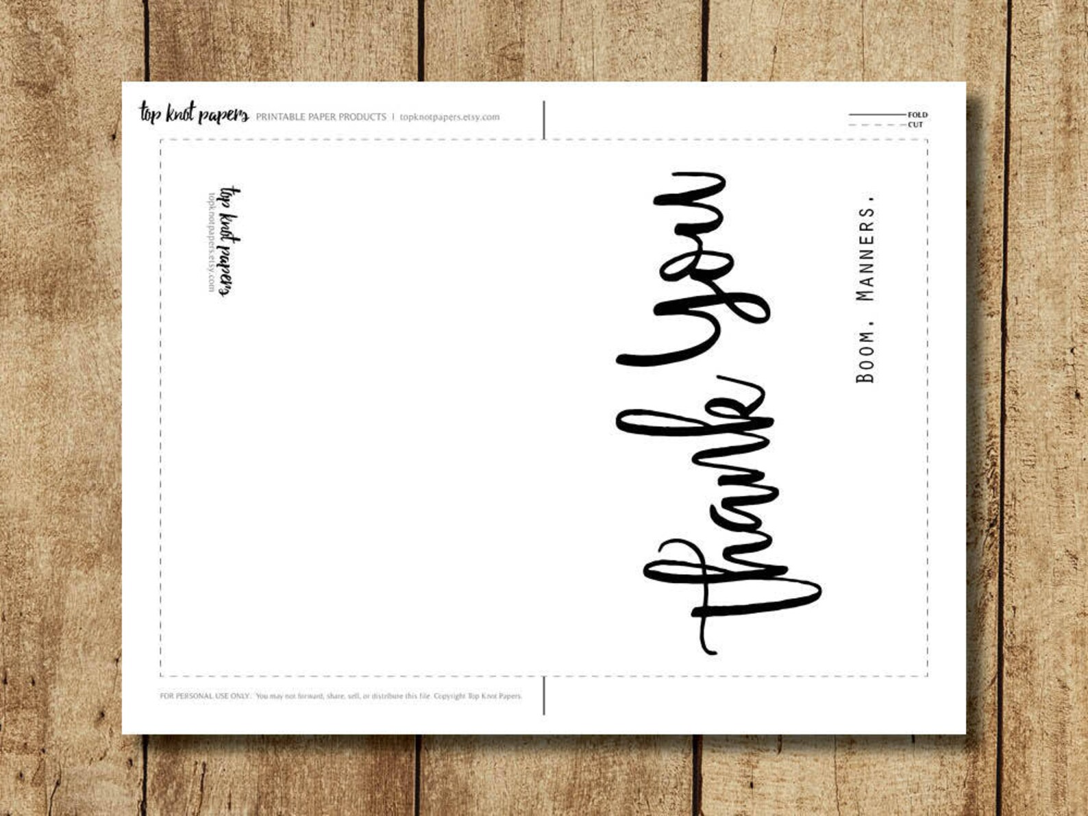 Printable Funny Thank You Card Make Your Own Cards at Home, DIY Card ...