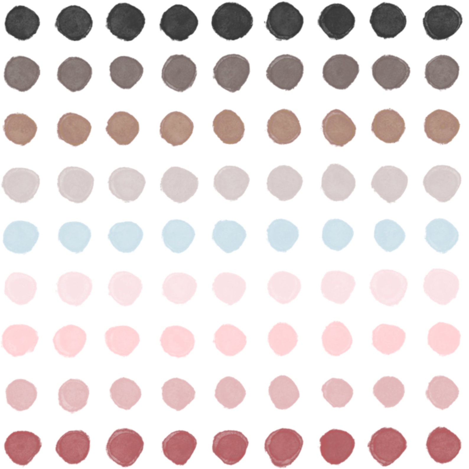 LGBTQ Pride Color Palette Dots Print LGBTQ Inclusive Pride | Etsy