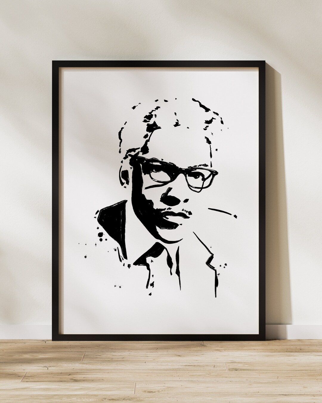 Bayard Rustin Art Print Civil Rights Activist Queer Activist Abstract ...