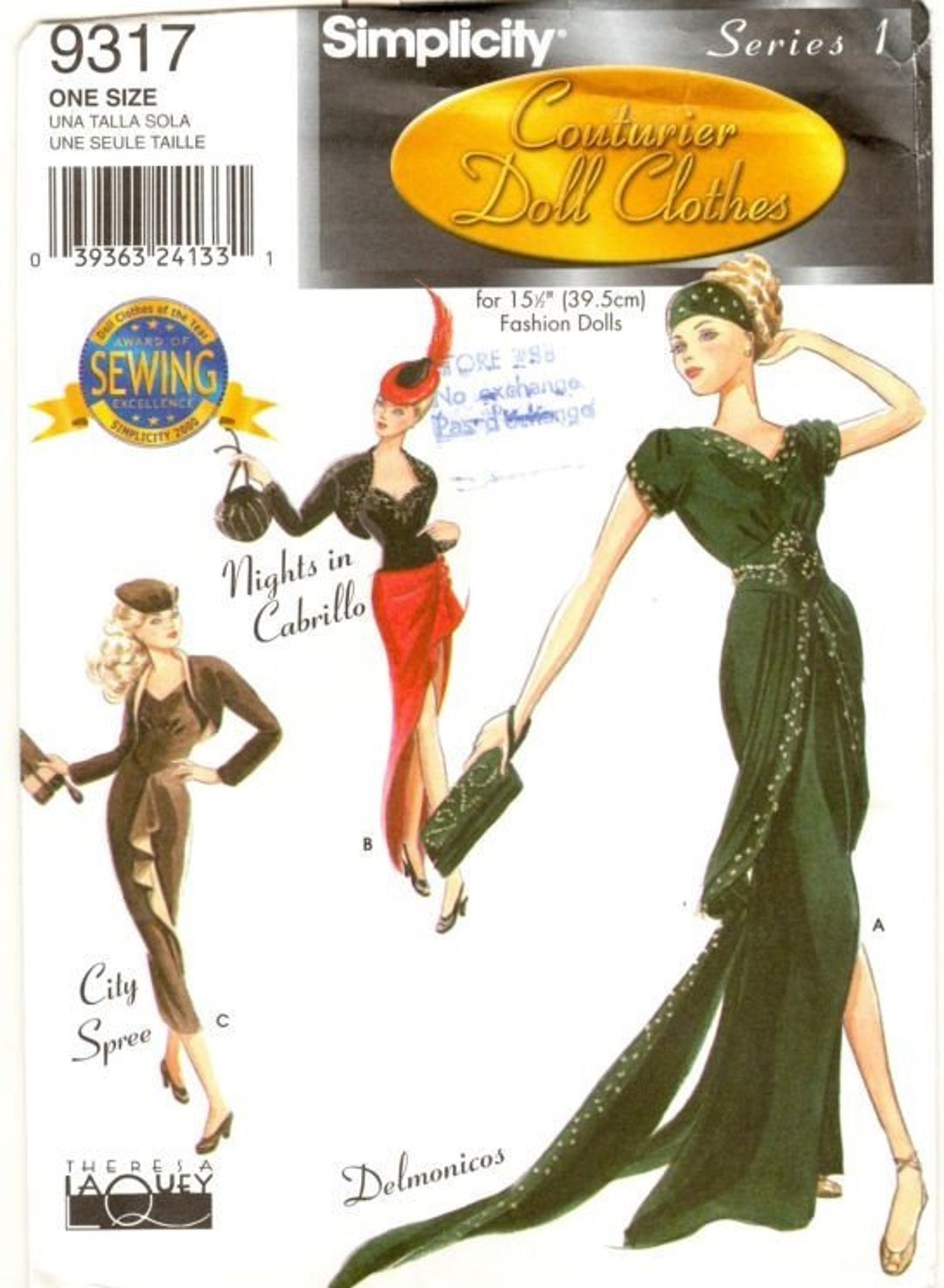 Simplicity 9317 Downloadable PDF Doll Sewing Pattern - Etsy