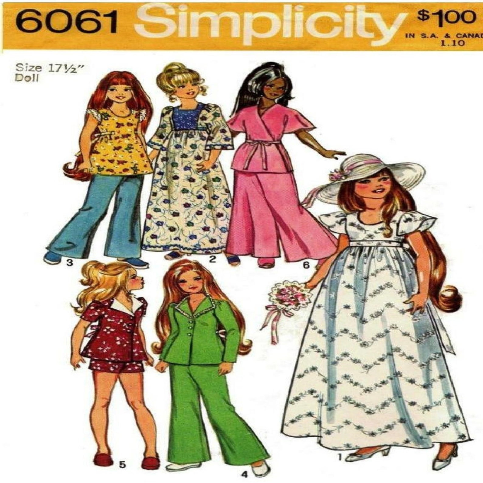5 Pattern Crissy Doll PDF Pattern Bundle - Etsy