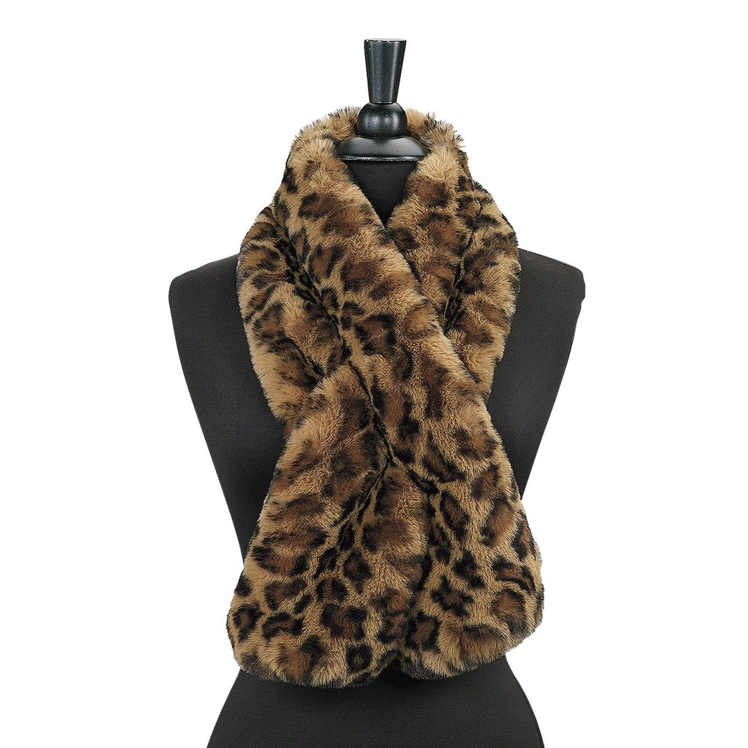 Faux Fur Pull-through Scarf Sewing Pattern and Instructions ...