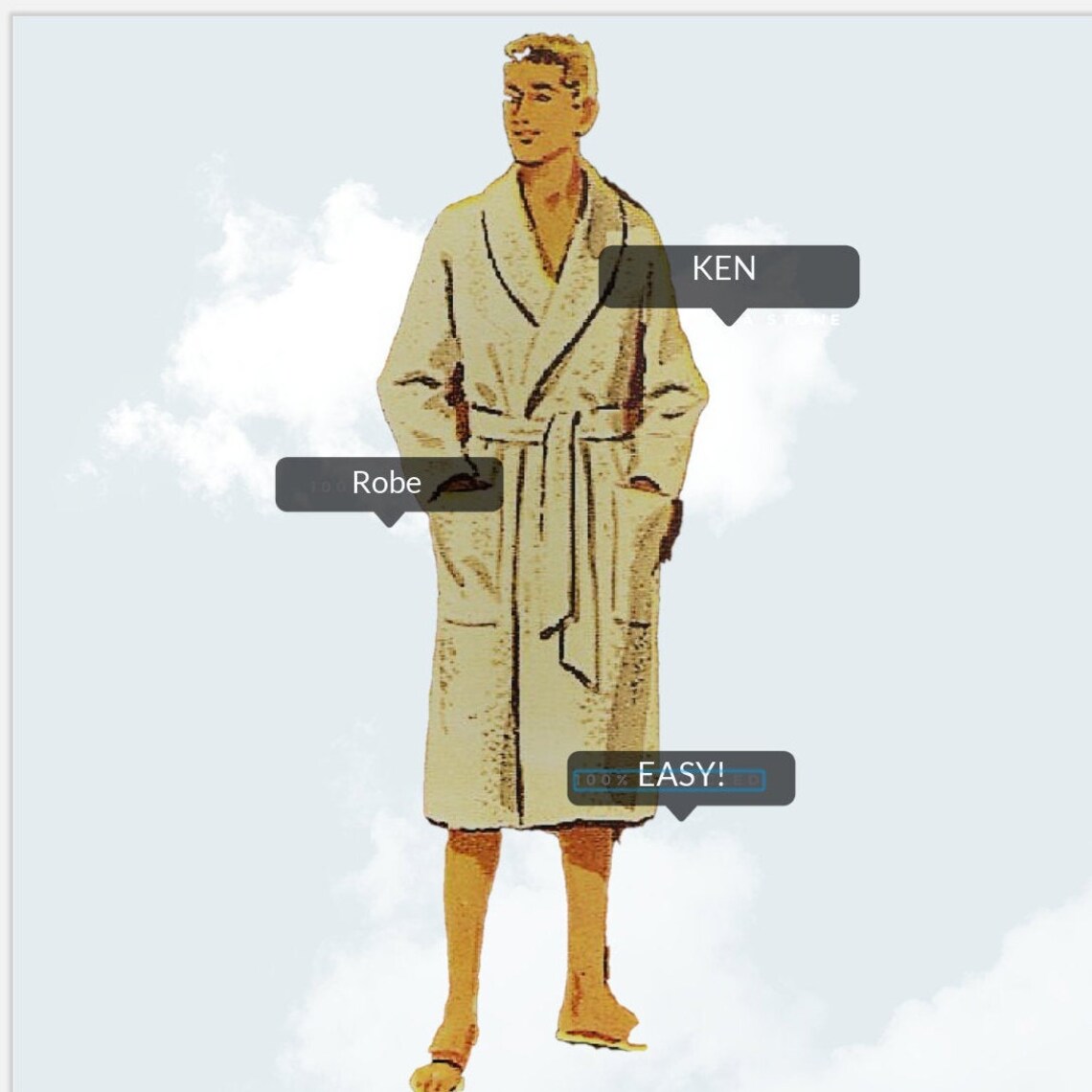 Ken Doll Robe Printable PDF - Etsy
