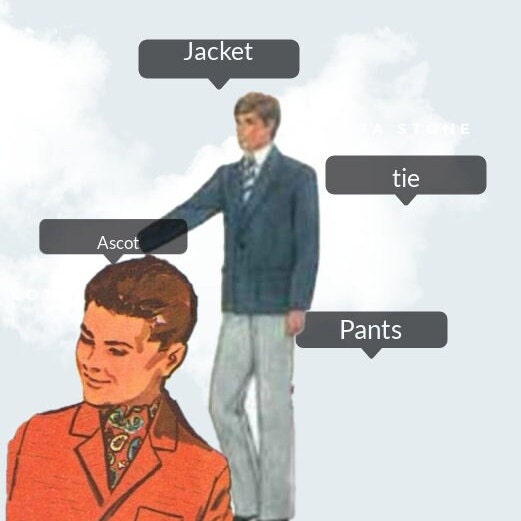 Ken Business Suit Jacket and Tie DIY Printable Sewing Pattern - Etsy