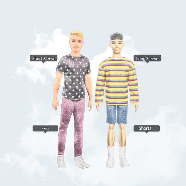 Ken Doll Pattern - Etsy
