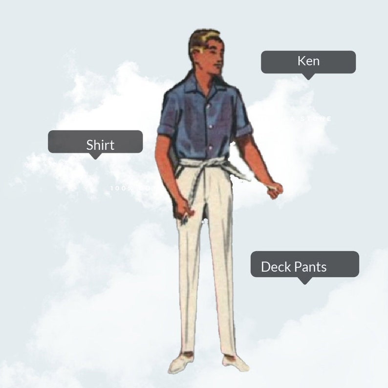 Ken Sock Boxer and Brief DIY Printable Sewing Pattern - Etsy