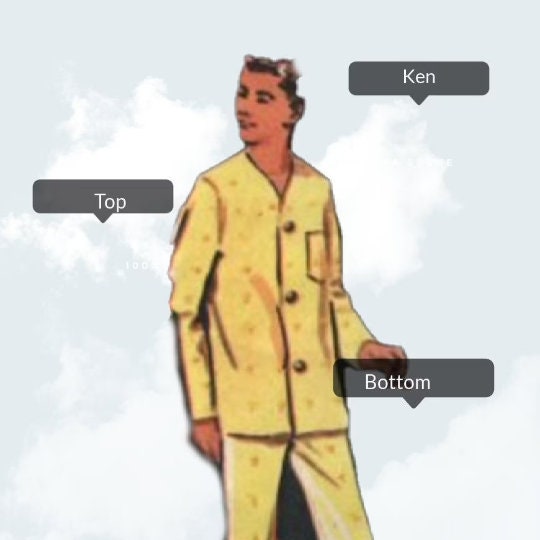Ken Doll Robe Printable PDF - Etsy