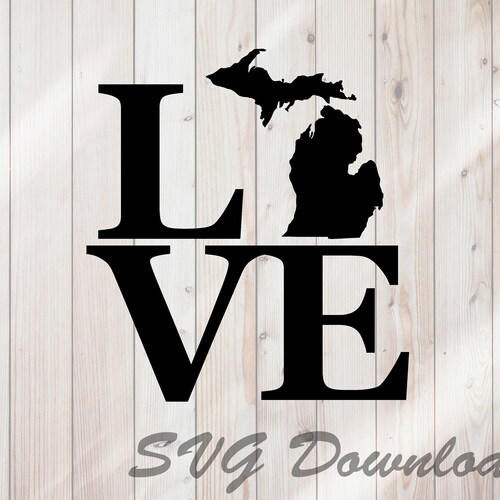 Michigan Svg - Etsy