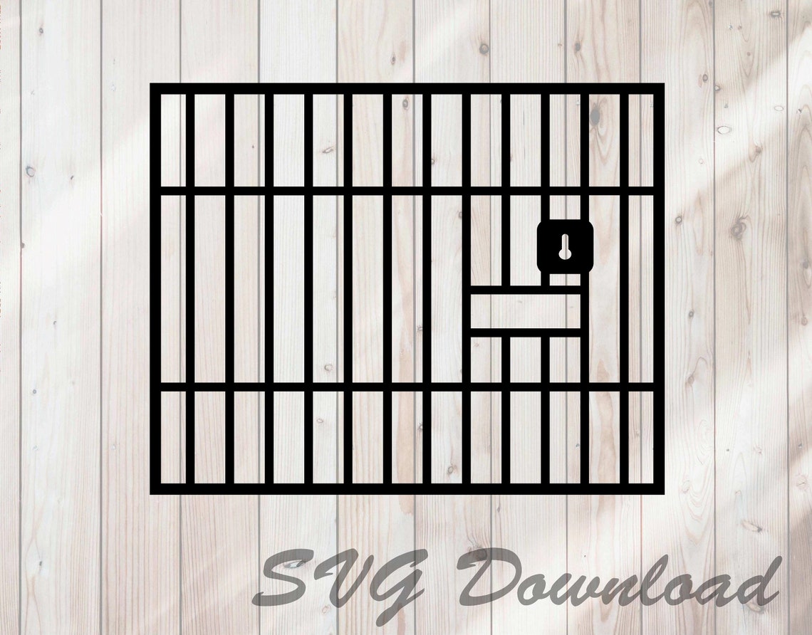 Jail Cell SVG Prison Bars SVG Instant Download / Vinyl & - Etsy Österreich