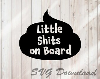 Little Shits on Board | Etsy