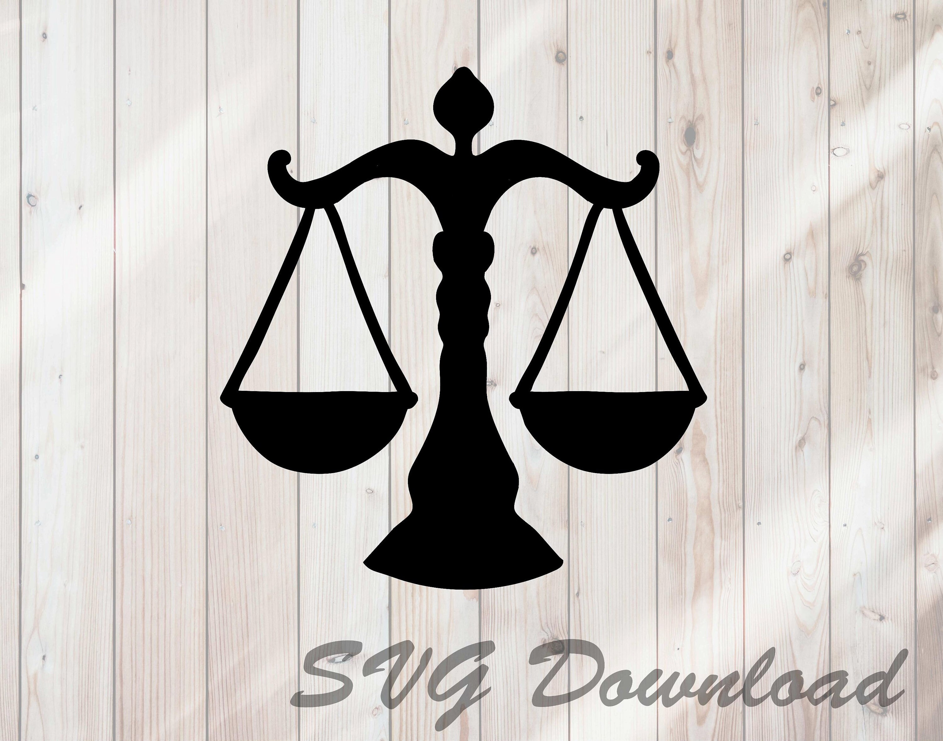 png cricut digital download law scales SVG DXF silhouette jpg ...
