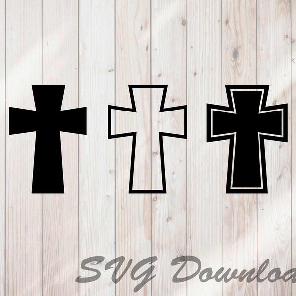 Cross Cutout Svg - Etsy