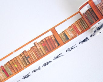 Book washi tape | Etsy
