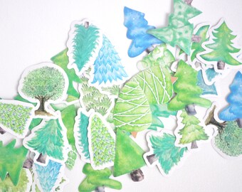 Tree stickers | Etsy
