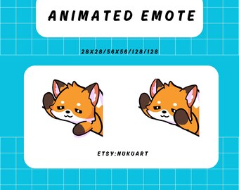 Bongo Fox Emote / Animated Emote / Emotes for Twitch and Discord - Etsy