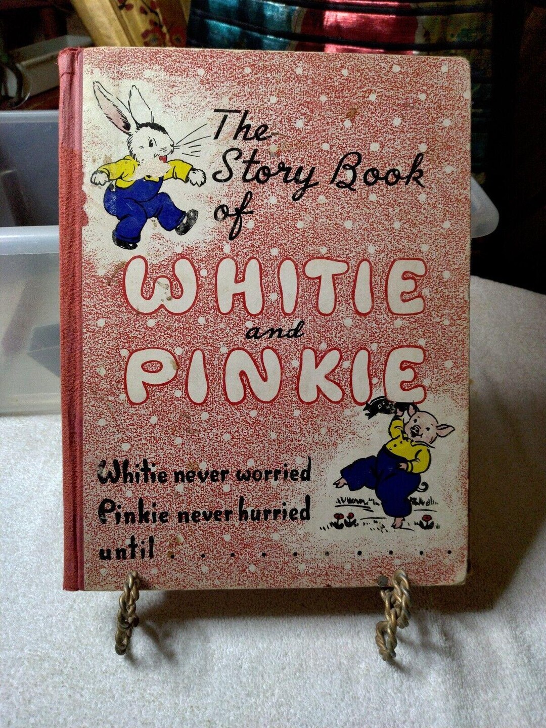 The Story Book of Whitie and Pinkie Lydia Scott Pru Herric HB 1940 ...