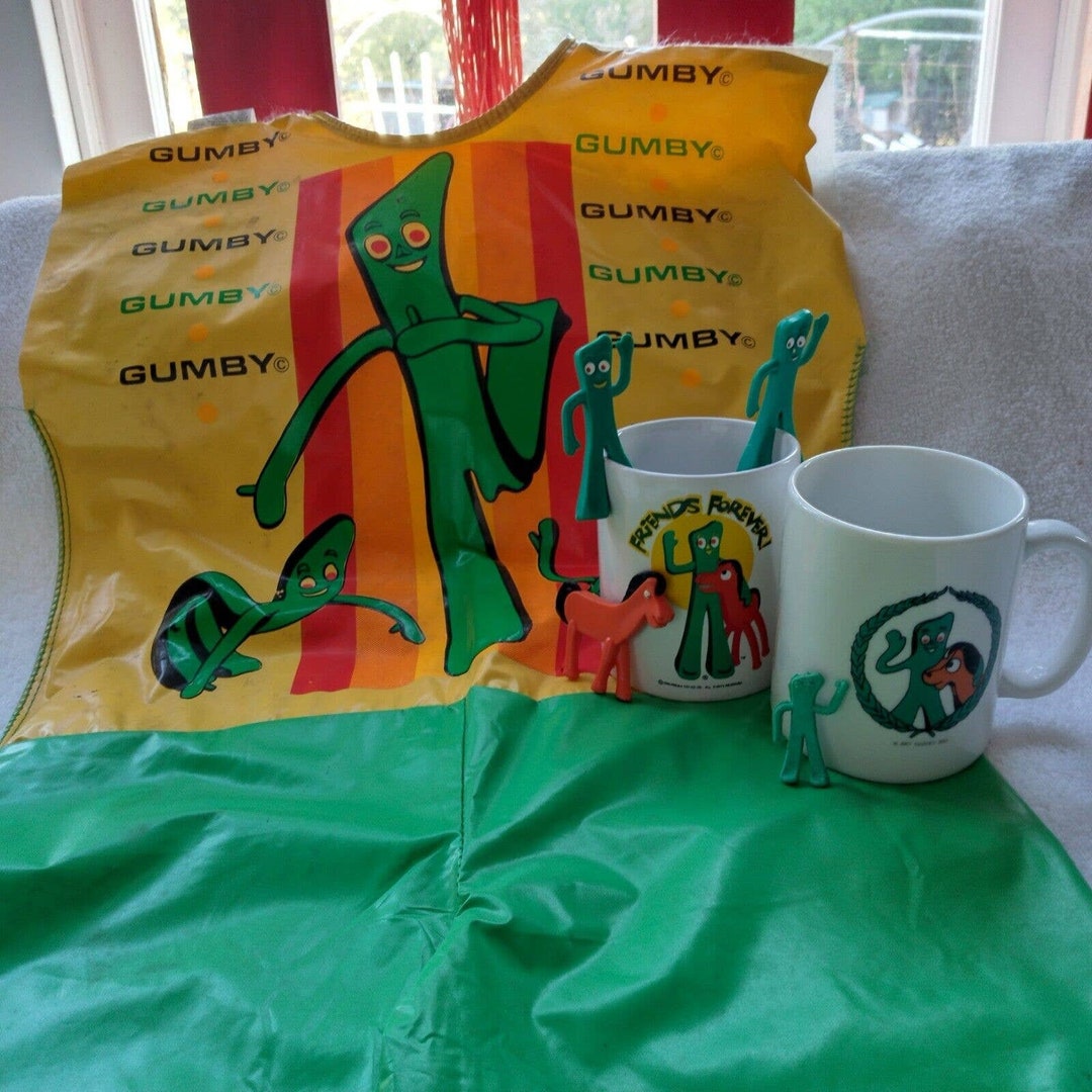 Gumby Pokey Friends Forever 1983 Art Clokey, Bendables Vintage Costume ...