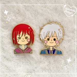 Akagami No Shirayuki Hime Shoujo Enamel Pins - Etsy
