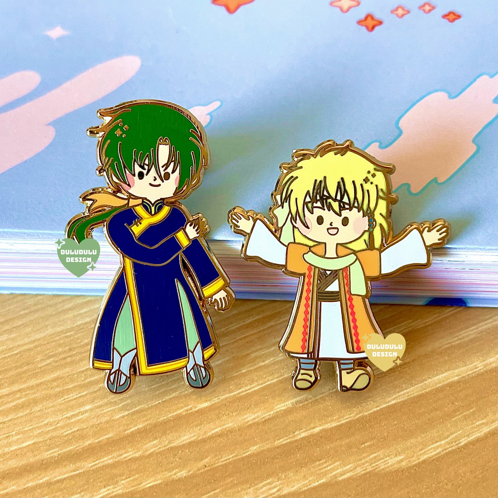 Yona of the Dawn Yellow Dragon Zeno Chibi Enamel Pin - Etsy