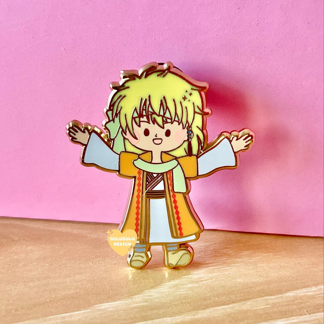 Yona of the Dawn Yellow Dragon Zeno Chibi Enamel Pin - Etsy