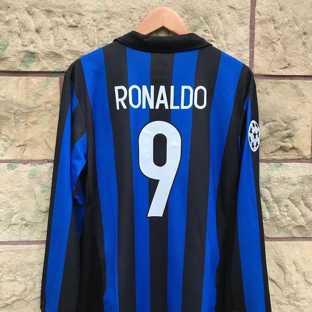 Inter Milan 1998-1999 Ronaldo Retro Shirt Jersey , Retro Inter Milan ...