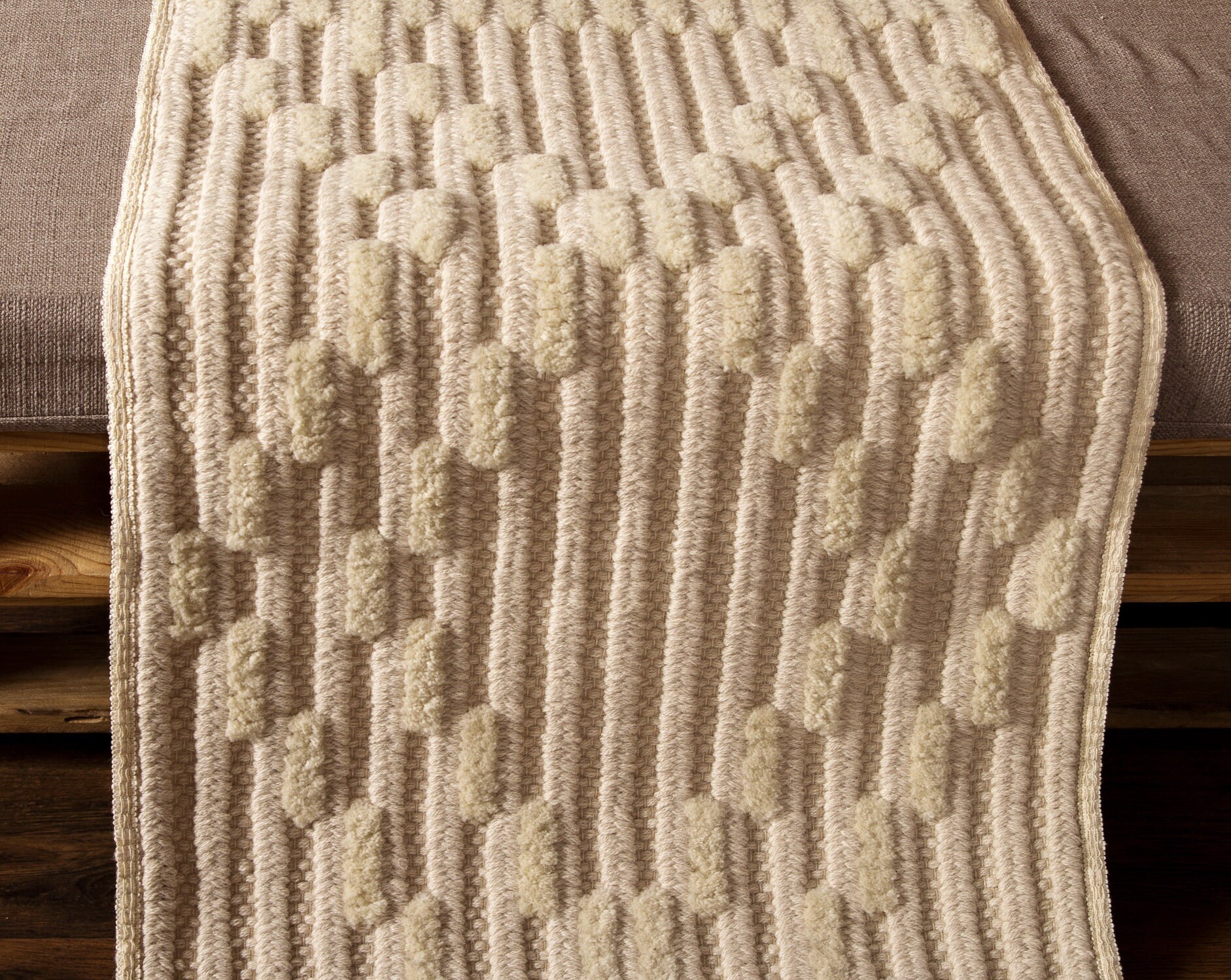 Wool Rug White, Bedside Wool Rug, Fluffy Rug, Small Wool Rug, Wool Mat ...