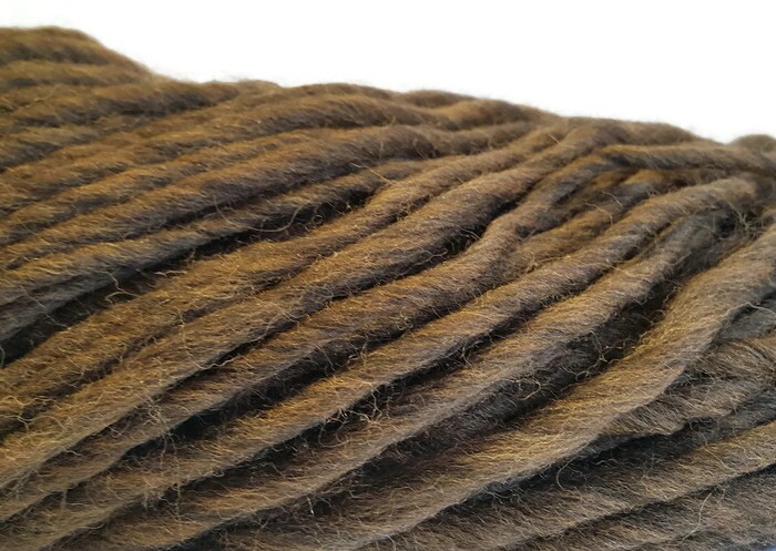 Pure Wool Brown Giant Yarn Super Bulky Chunky Yarn for - Etsy