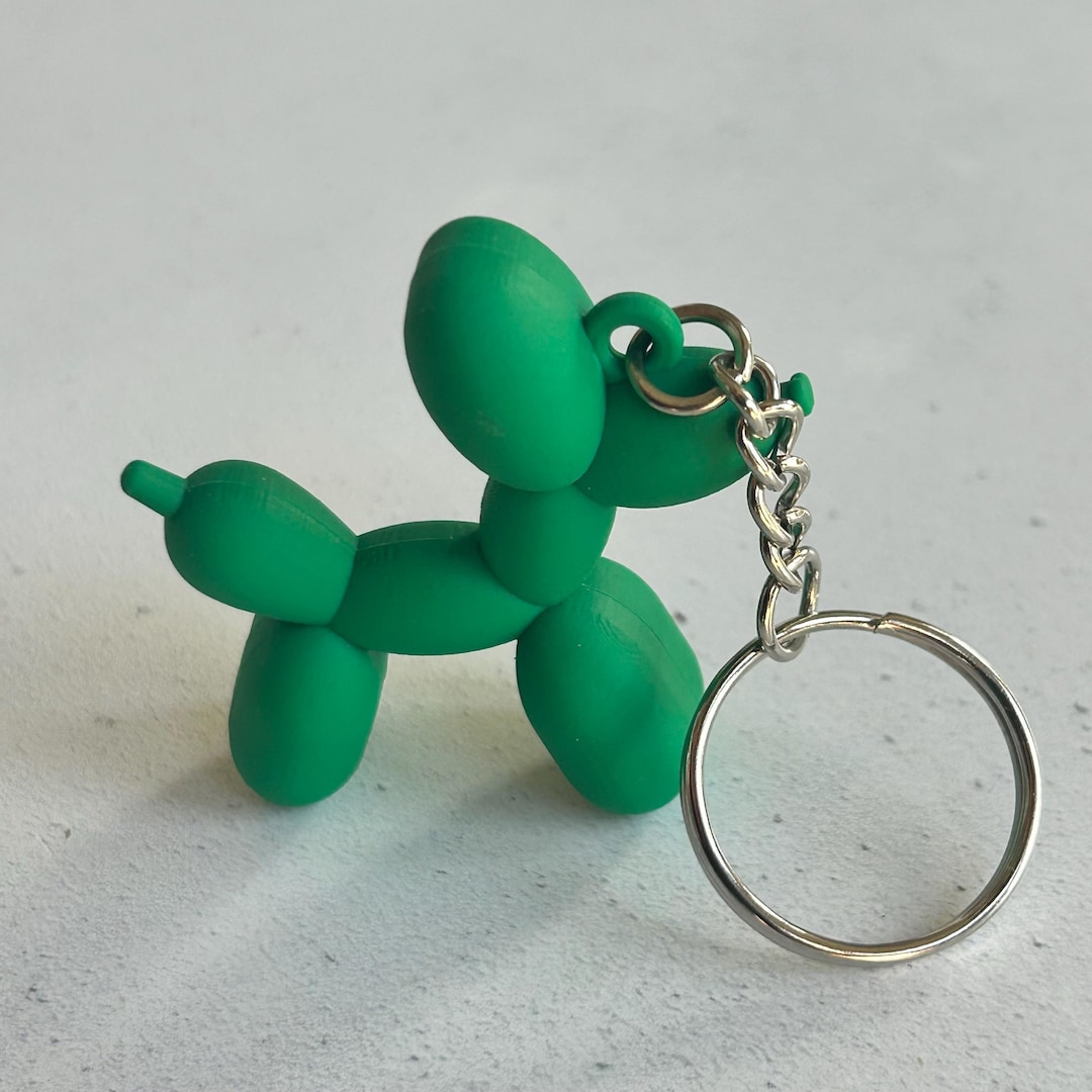 Balloon Dog Keyring, Balloon Dog, Keychain, Dog Lovers, Lucky Charm ...
