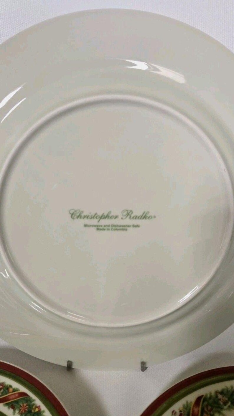 Vintage Christopher Radko Christopher's Tree 16 Piece Dinnerware Set ...