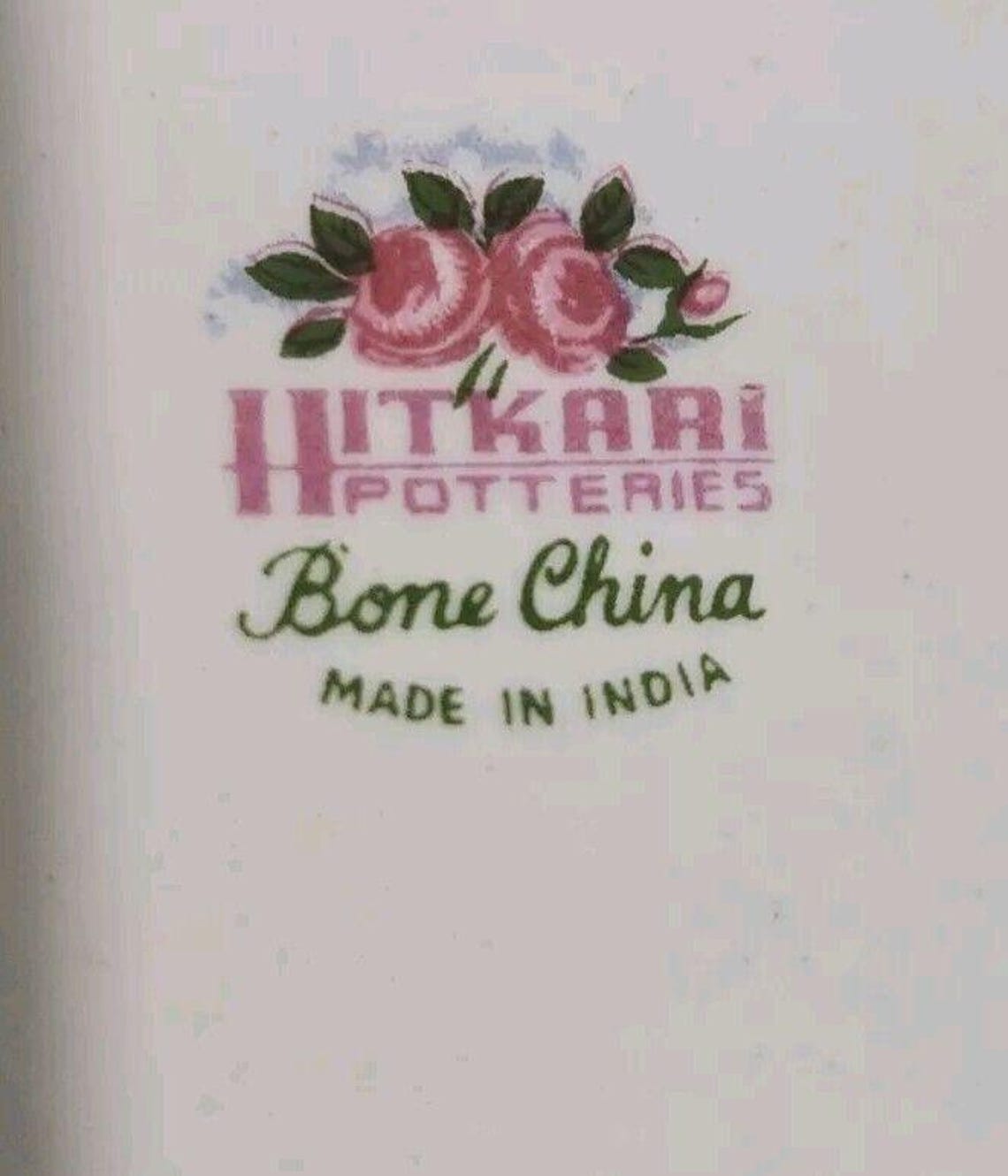 Hitkari Bone China Gold Border Black Dot Gold Scrolls 4 Fruit/dessert ...