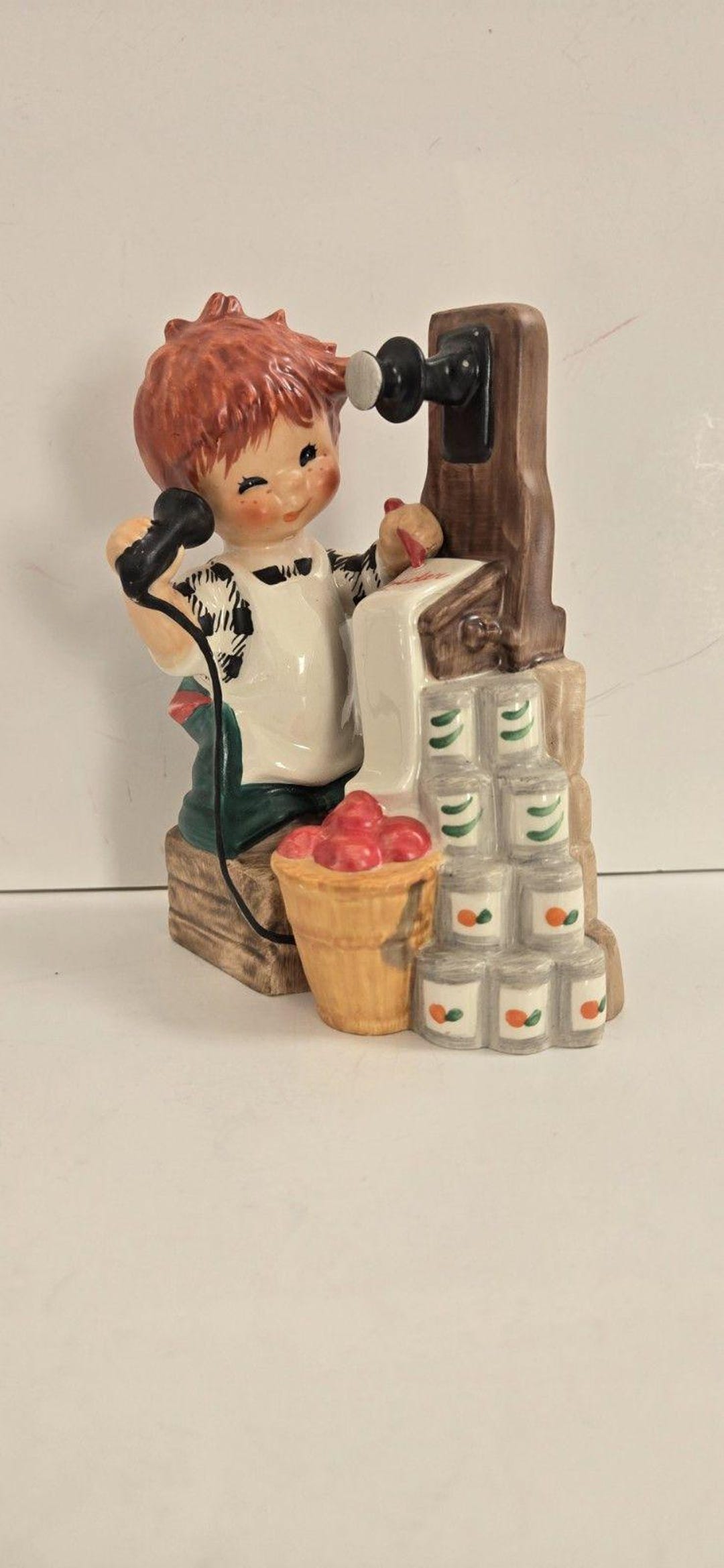 Vintage Goebel Charlot Byj Red Head Figurine - BYJ 39- Super Service ...