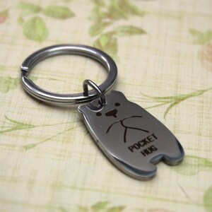 Pocket Hug - Teddy Bear Pocket Hug Key Ring, A Heartfelt Keepsake, Love ...