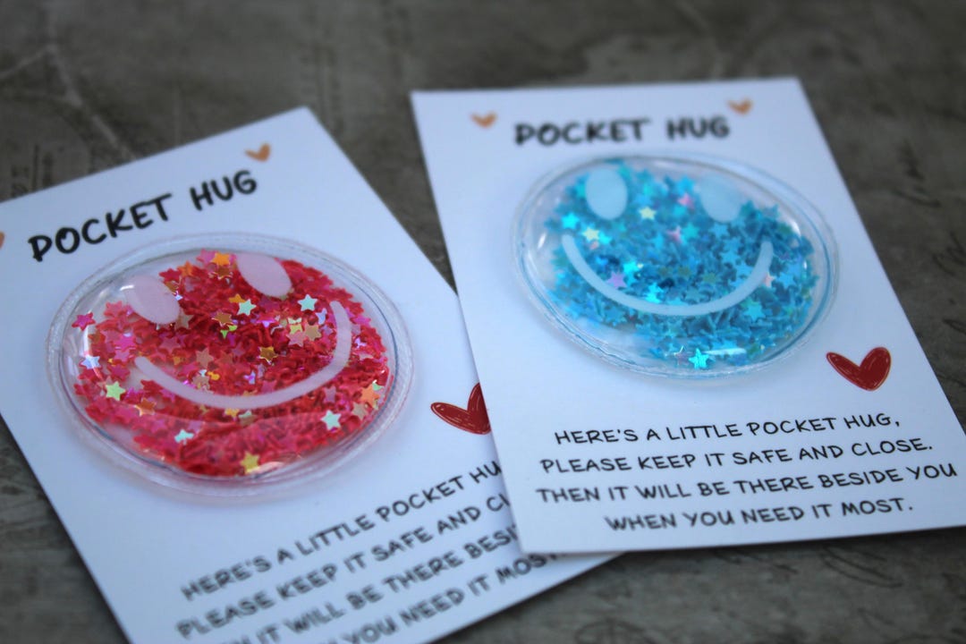 Pocket Hug Emoji - Smiley Face Token, Valentines Day Gift, Heartfelt ...