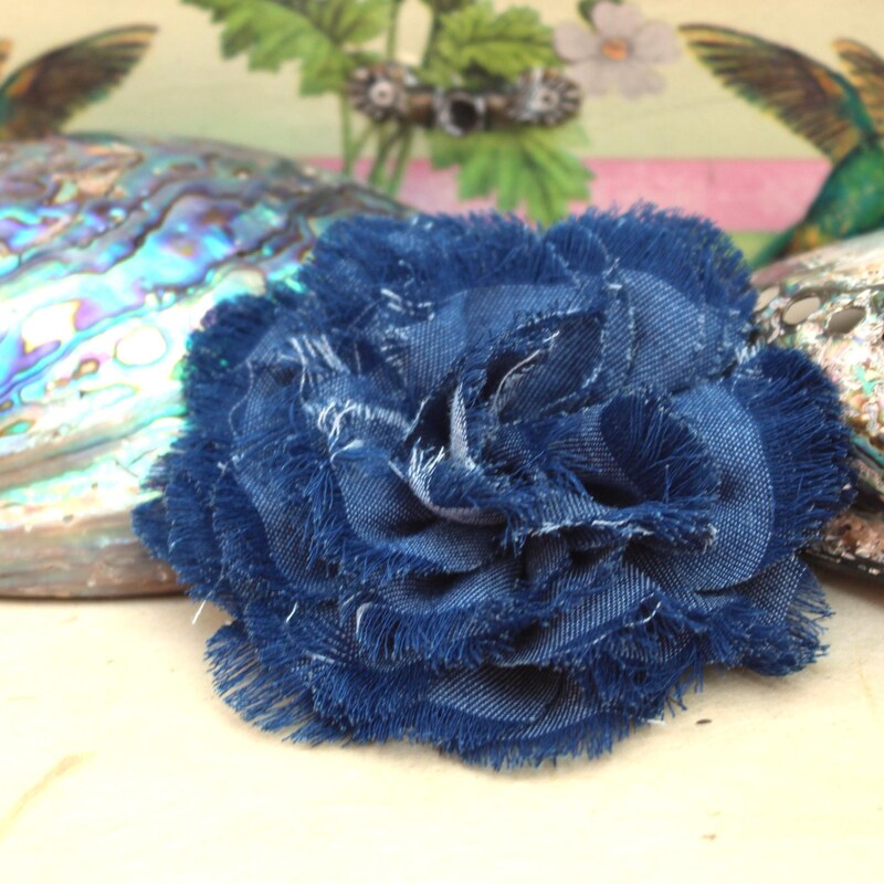 Denim Flower - Etsy