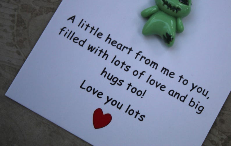 Pocket Hug Gremlin - Gremlin Love Token, Valentines Day Gift, A ...