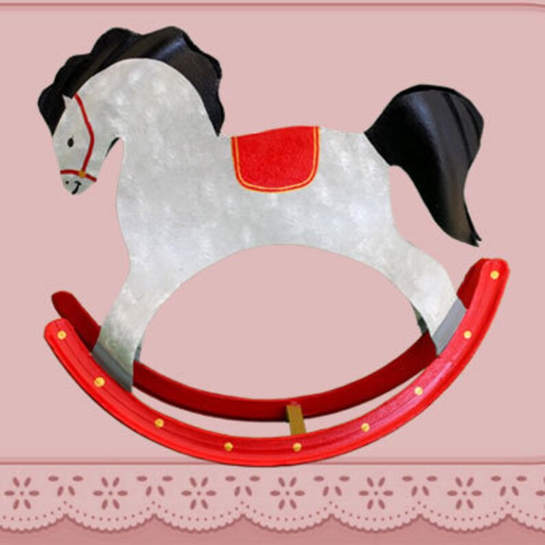 Paper Rocking Horse Tutorial - Etsy