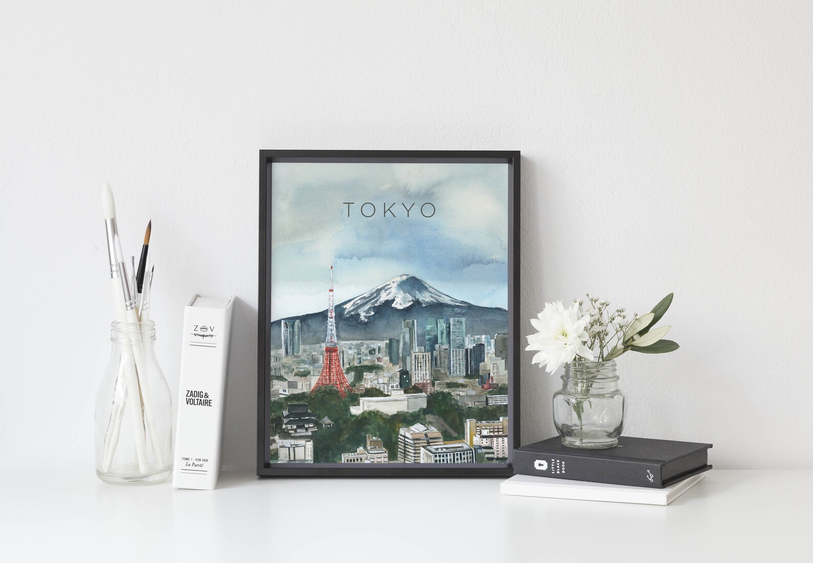 Tokyo Japan Art Print Tokyo Wall Art Japanese Travel Decor | Etsy