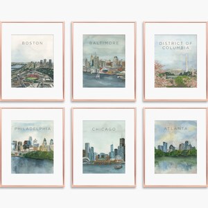 Philadelphia, Pennsylvania Art Print, Skyline Wall Art, Philly Dorm ...