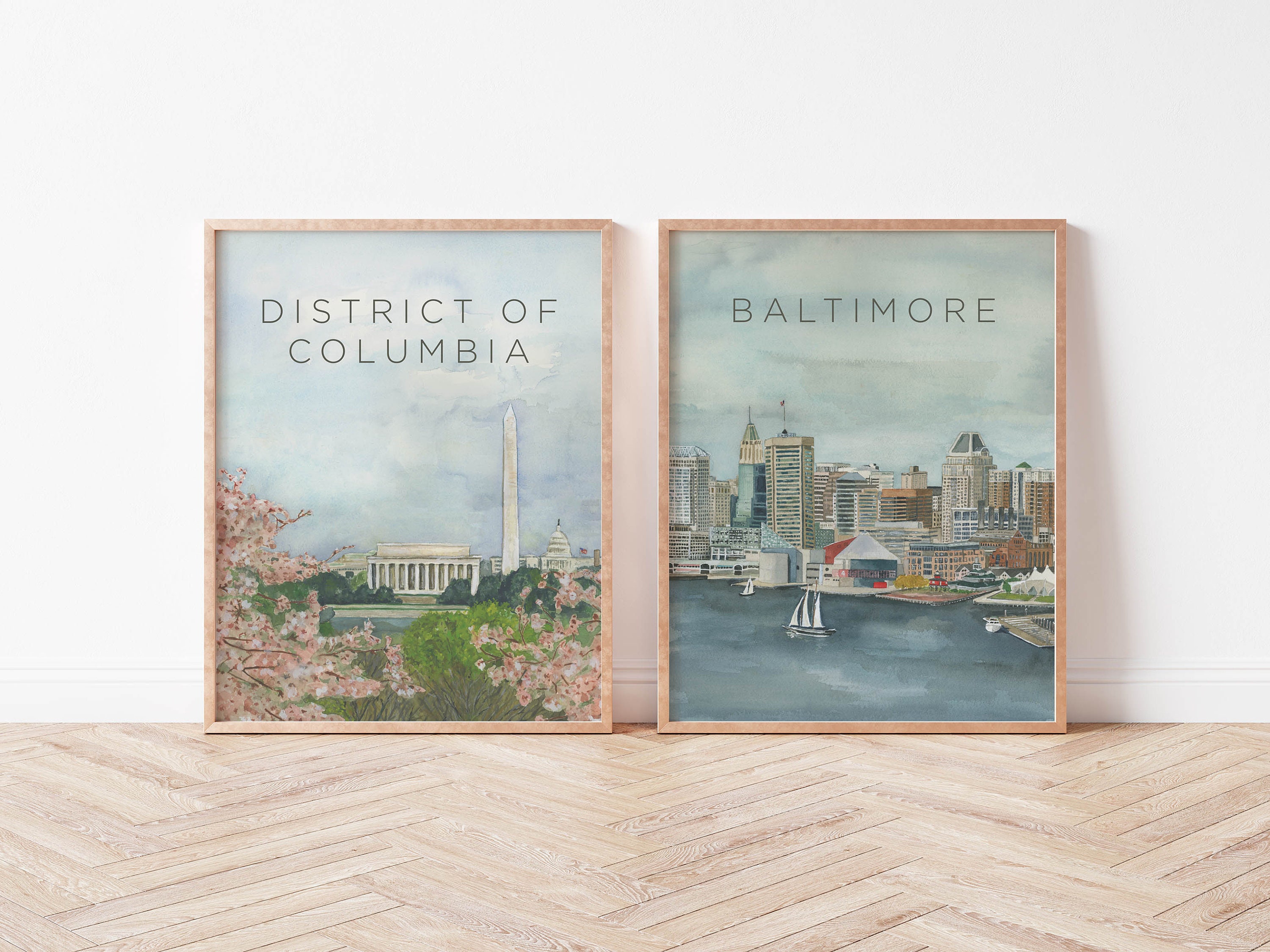 Baltimore Art Print Baltimore Skyline Wall Art Maryland Home - Etsy
