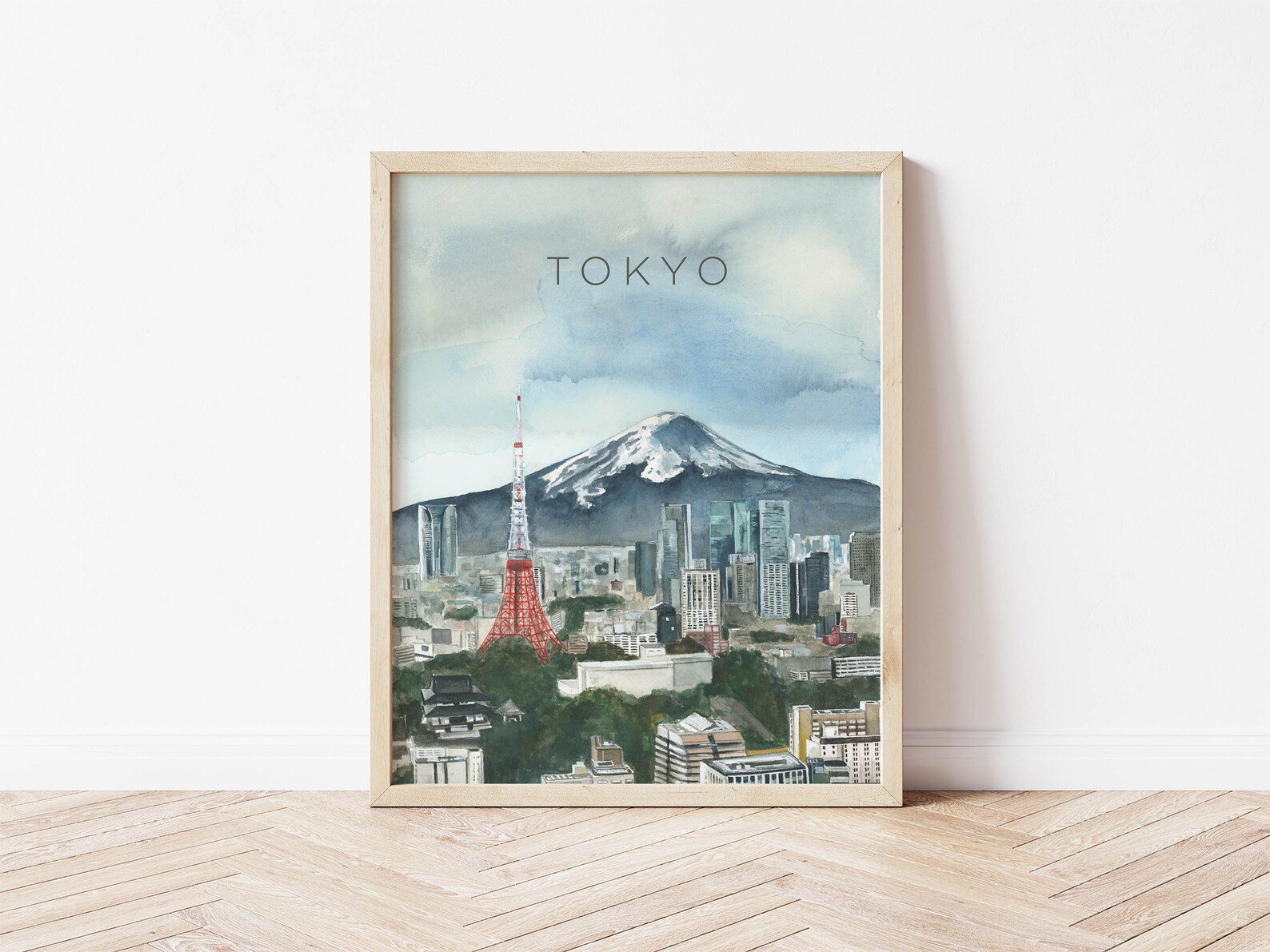 Tokyo Japan Art Print Tokyo Wall Art Japanese Travel Decor | Etsy