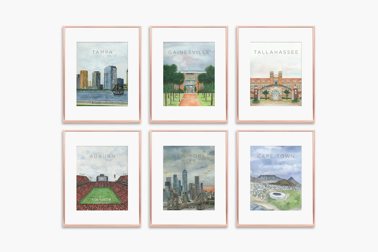 Penn State Art Print Stadium Watercolor Painting State | Etsy