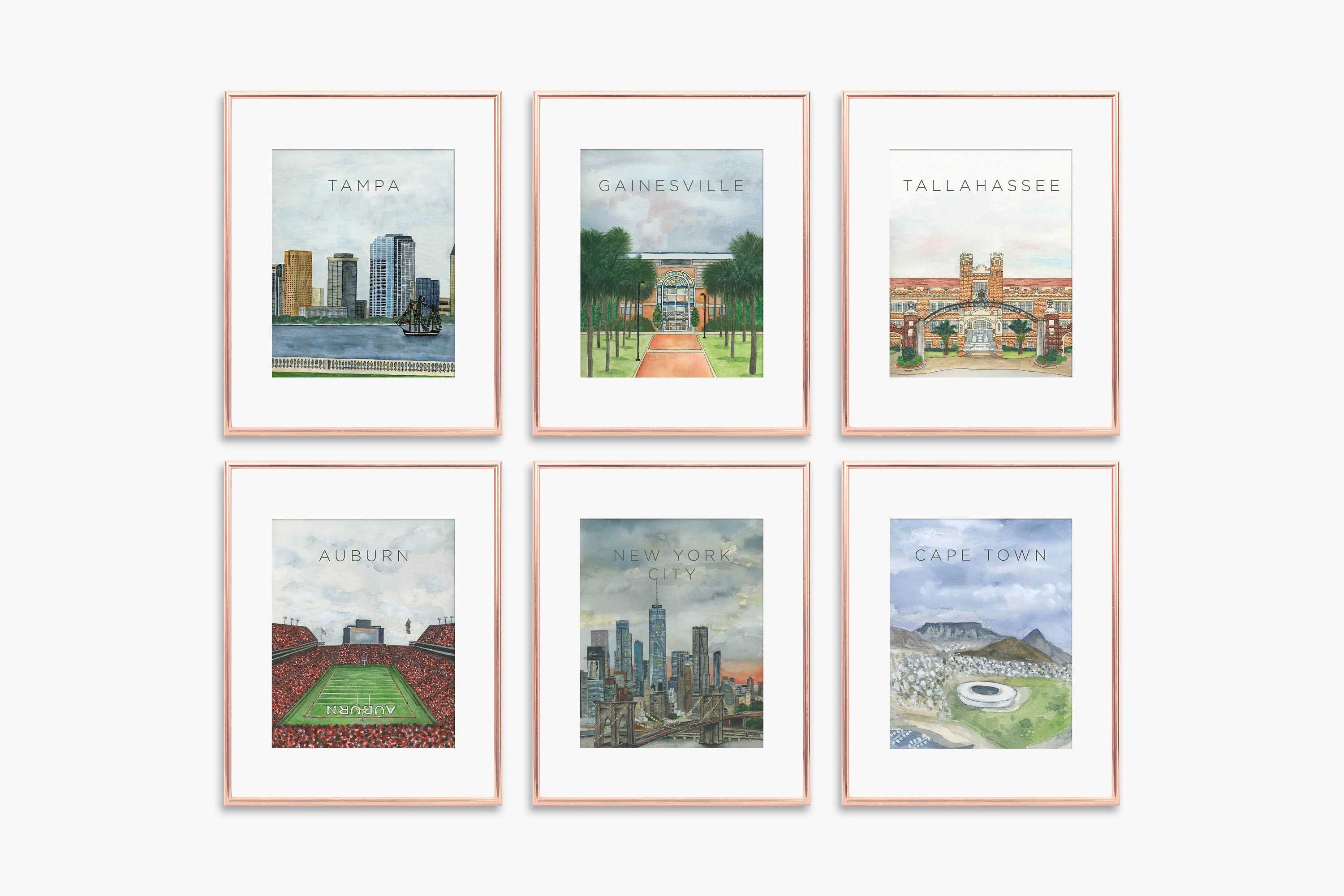 Penn State Art Print Stadium Watercolor Painting State - Etsy