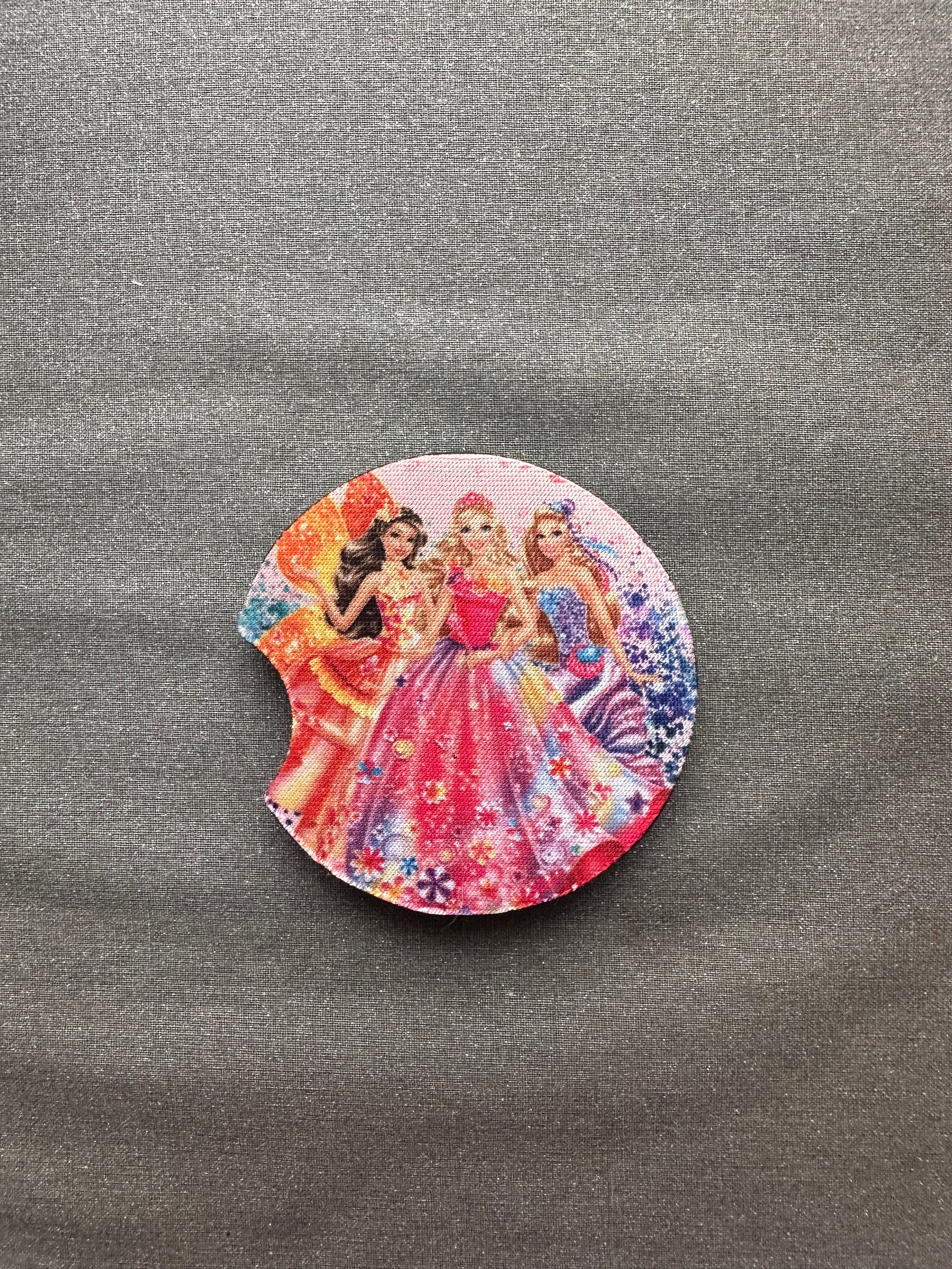 Barbie Style Sublimation Printed Car Coasters (set of 2) - Etsy