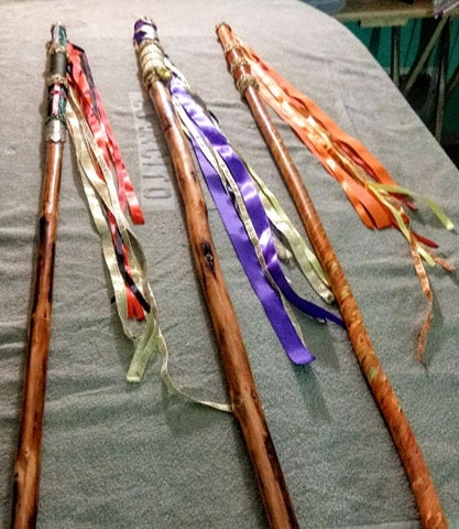 Prophetic Staff With Golden Eagle and Crown RIGHT PIC - Etsy